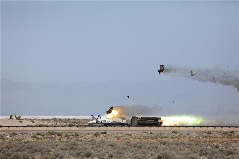 Troubled T-7A takes step forward with successful sled ejection test ...