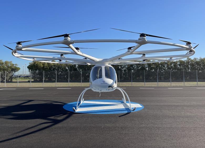 Volocopter test flight shows off potential of Rome vertiport | News ...