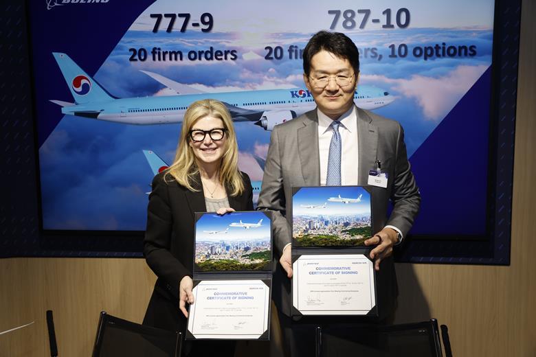 Korean CEO cites ‘full confidence’ in Boeing’s ability to deliver ...
