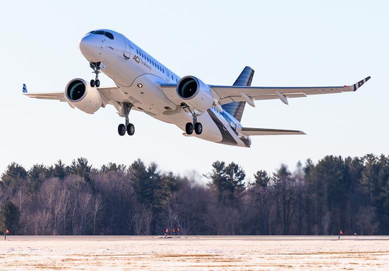 First business jet A220-100 carries out maiden flight | News | Flight ...