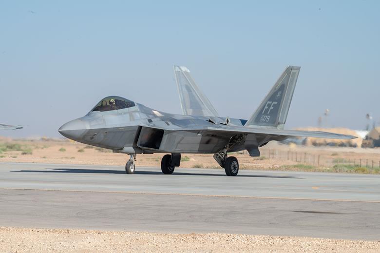 USA deploys F-22s to Middle East, citing Russian activity | News ...