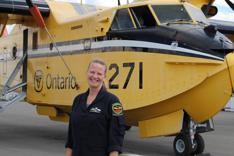 Water bomber pilot Allison Bennett’s burning ambition to fly ...
