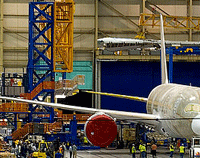 PICTURES: First completed Boeing 787 leaves assembly hall for paint ...