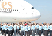 PICTURES & VIDEO Emirates takes delivery of its first A380, all set for ...
